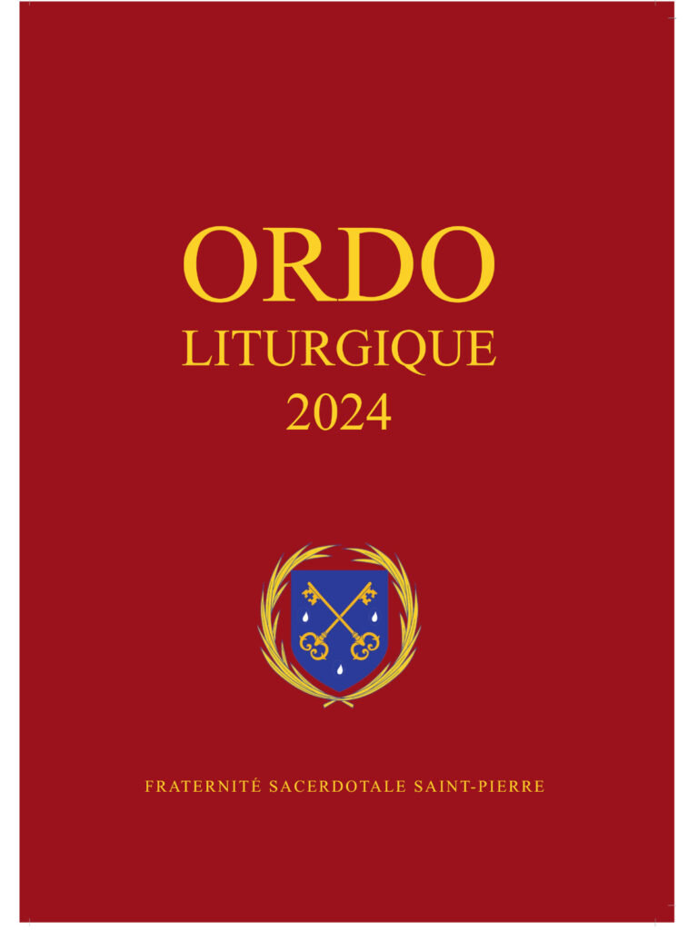 Ordo 2024 - Librairie de la FSSP