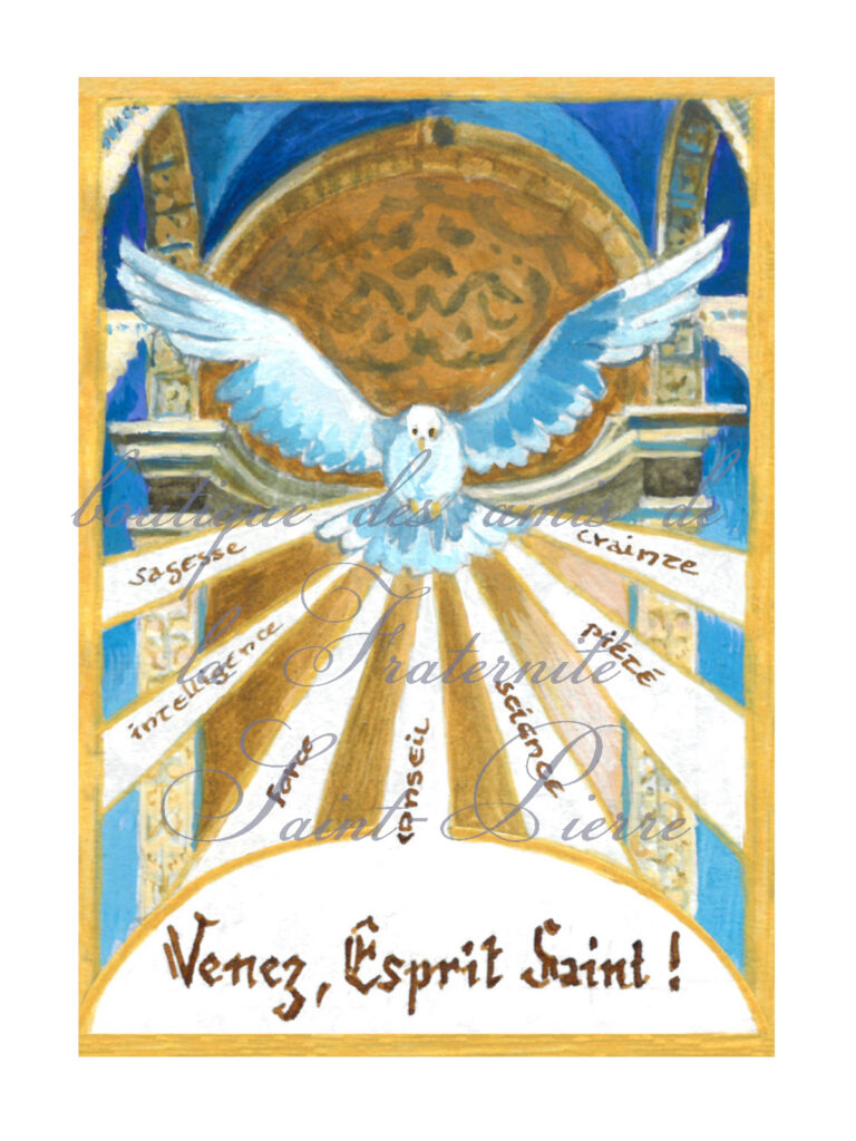 Images de confirmation Colombe - Librairie de la FSSP